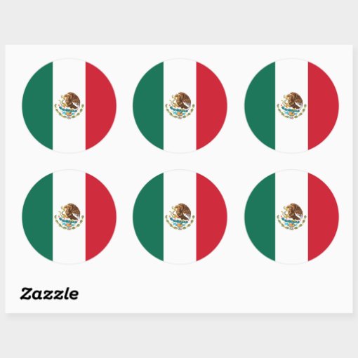 Mexico Classic Round Sticker | Zazzle