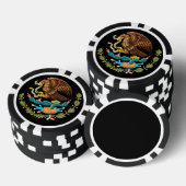 Mexico Coat of Arms Eagle Snake and Cactus Poker Chips | Zazzle