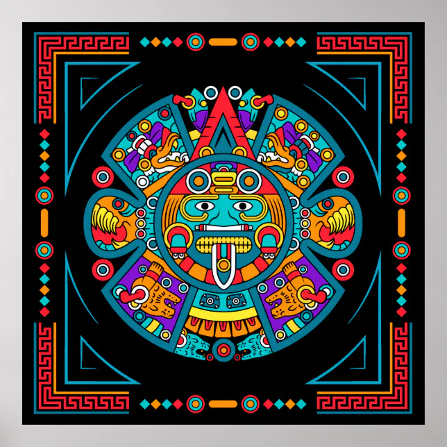 Mexico Cultural Art Poster | Zazzle