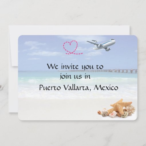 Mexico Destination Wedding Invitation | Zazzle