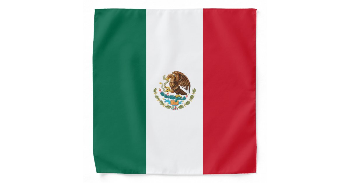 Mexico Flag Bandana | Zazzle