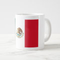 Mexico Flag, Bandera de Mexican Republic Giant Coffee Mug | Zazzle