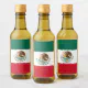 Mexico Flag, Bandera de Mexican Republic Wine Label | Zazzle