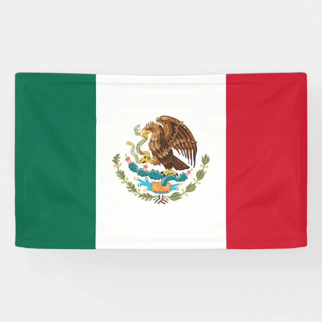 Mexico flag banner | Zazzle