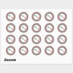MEXICO FLAG CLASSIC ROUND STICKER | Zazzle