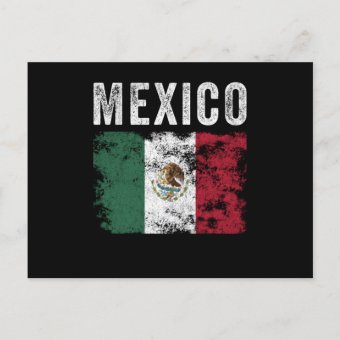 Mexico Flag Distressed - Mexican Flag Postcard | Zazzle