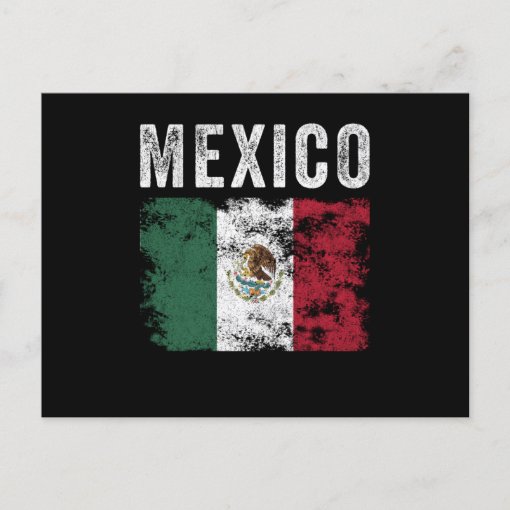 Mexico Flag Distressed - Mexican Flag Postcard | Zazzle