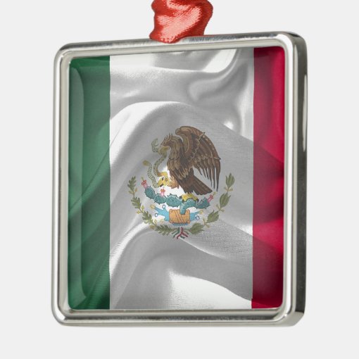Mexico Flag Mexican Flag Flag Of Mexico Metal Ornament | Zazzle