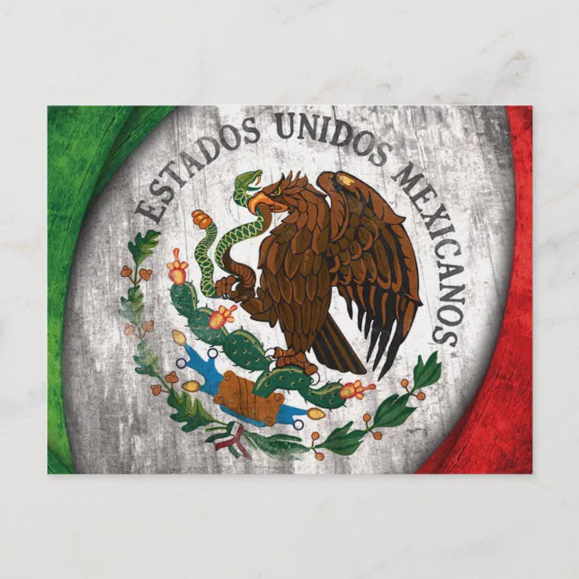 Mexico Flag Postcard | Zazzle