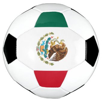 Mexico flag soccer ball | Zazzle