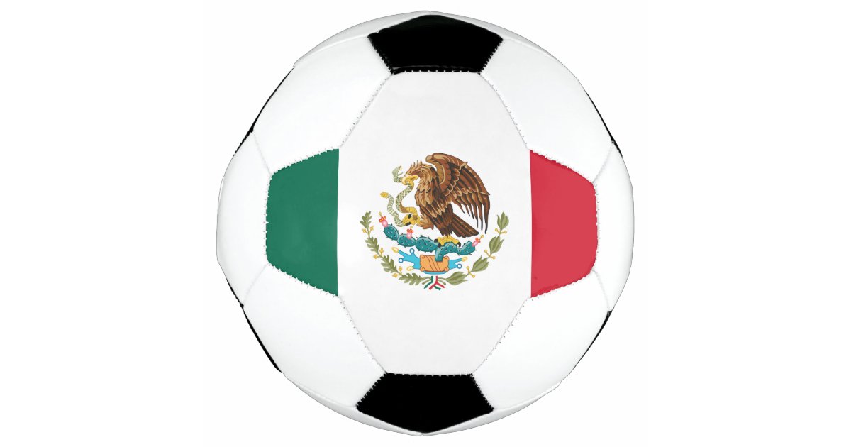 Mexico flag soccer ball | Zazzle