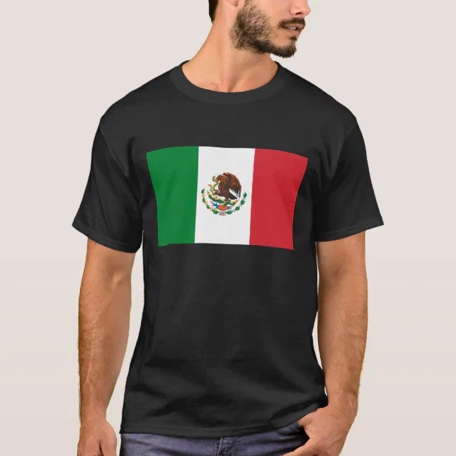 Mexico Flag T-shirt | Zazzle