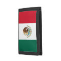 Mexico Flag TriFold Nylon Wallet | Zazzle