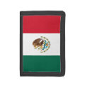 Mexico Flag TriFold Nylon Wallet | Zazzle