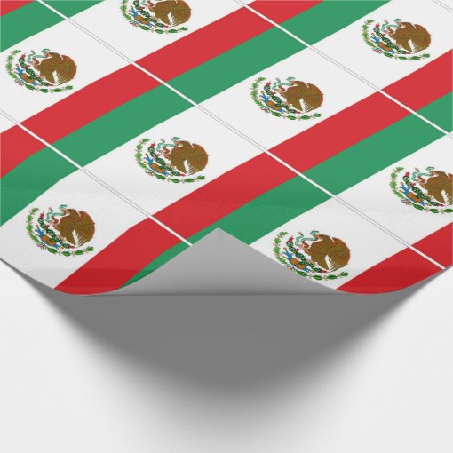 Mexico Flag Wrapping Paper | Zazzle