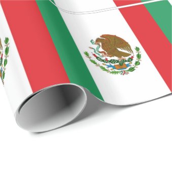 Mexico Flag Wrapping Paper | Zazzle