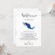 Mexico Map Wedding Welcome Itinerary & Letter | Zazzle
