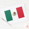 Mexico/Mexican Flag Rectangular Sticker | Zazzle