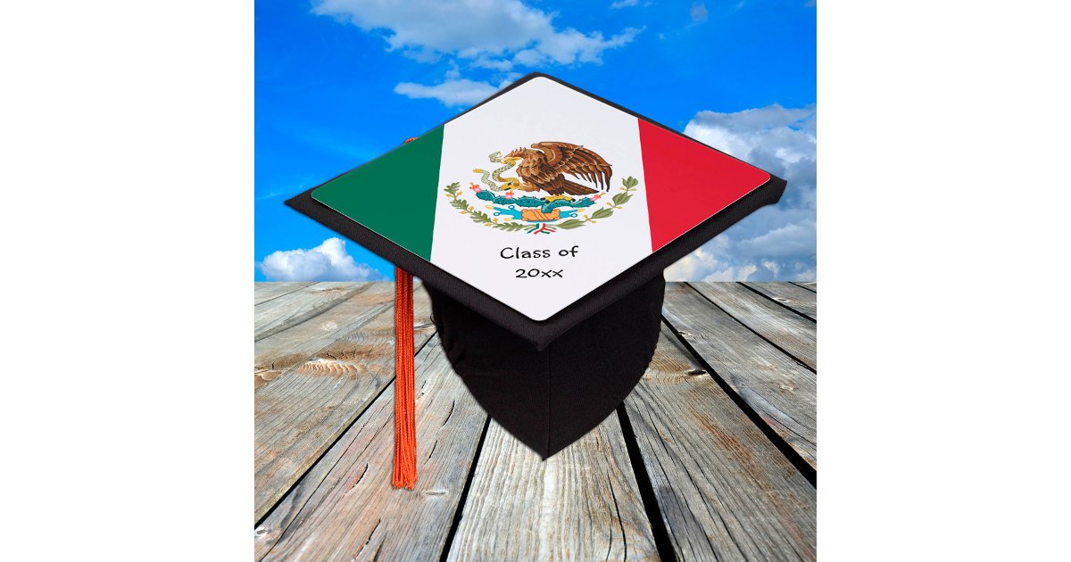 Mexico & Mexican Flag - Students /University Gradu Graduation Cap ...