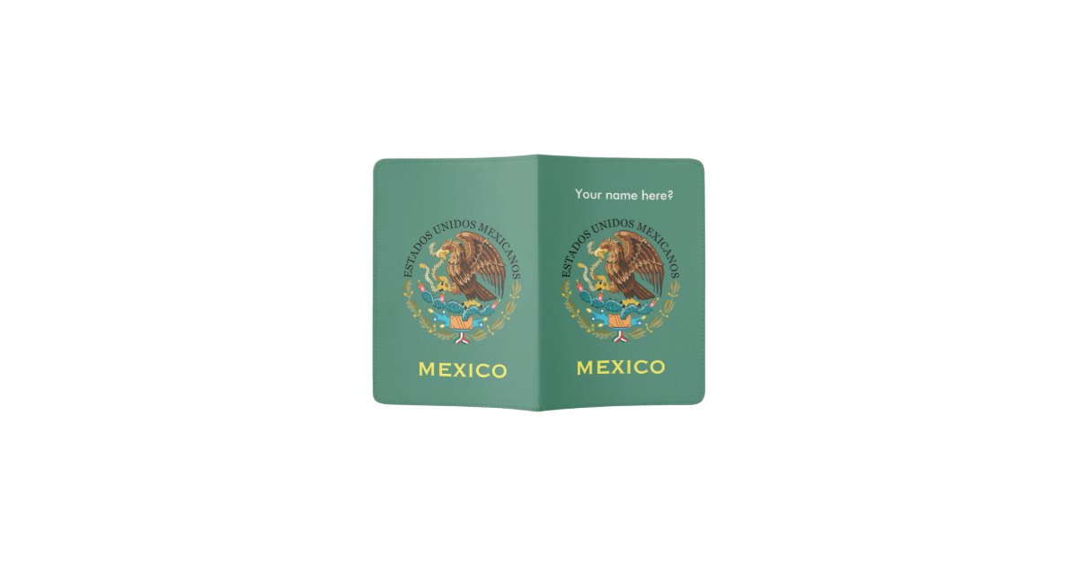 Mexico* Passport Cover México Cubierta Pasaporte | Zazzle
