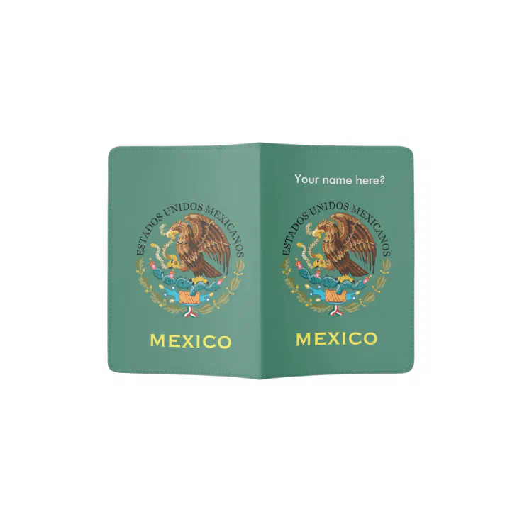 Mexico* Passport Cover México Cubierta Pasaporte | Zazzle