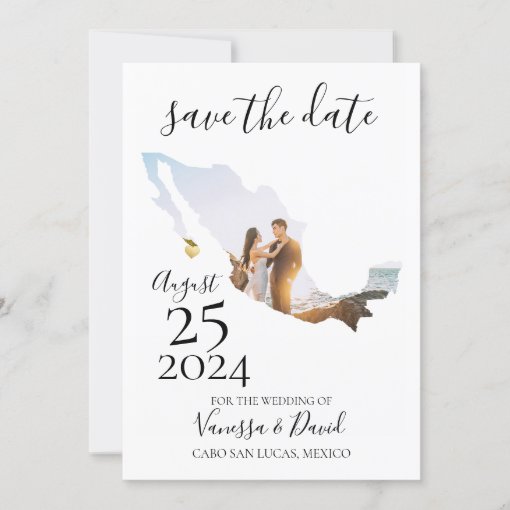 Mexico Save The Date Card | Zazzle