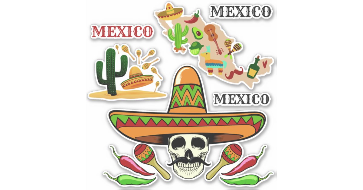 MEXICO stickers | Zazzle