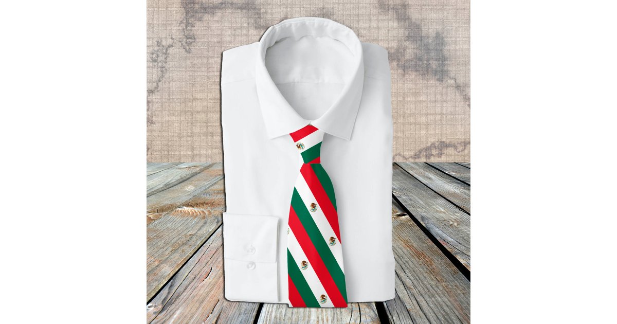 Mexico Ties, fashion Mexican Flag, business Neck Tie | Zazzle