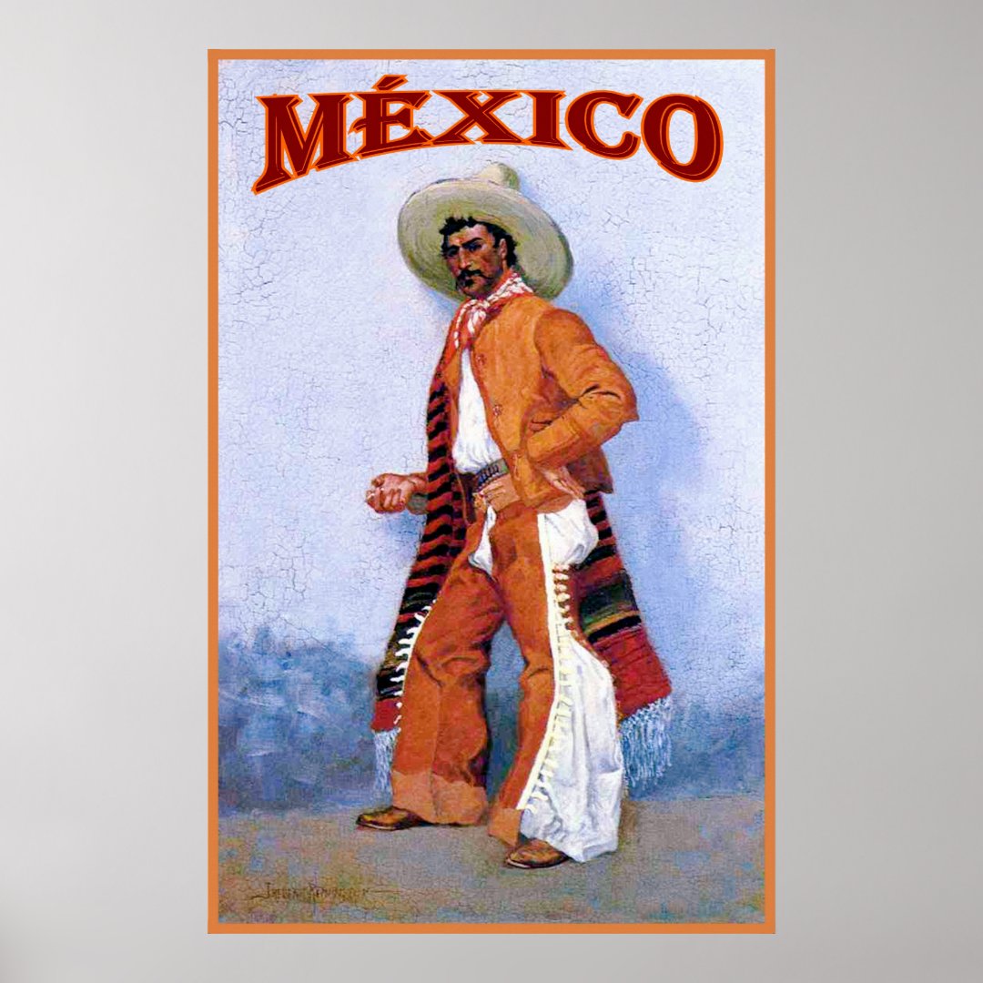 México ~ Vintage Travel Poster | Zazzle