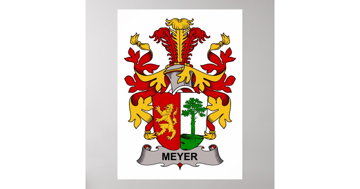 Meyer Family Crest Poster | Zazzle
