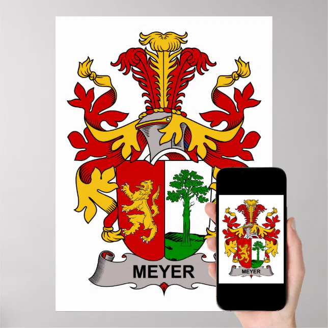 Meyer Family Crest Poster | Zazzle