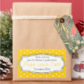 Meyer Lemon Curd yellow food label sticker | Zazzle