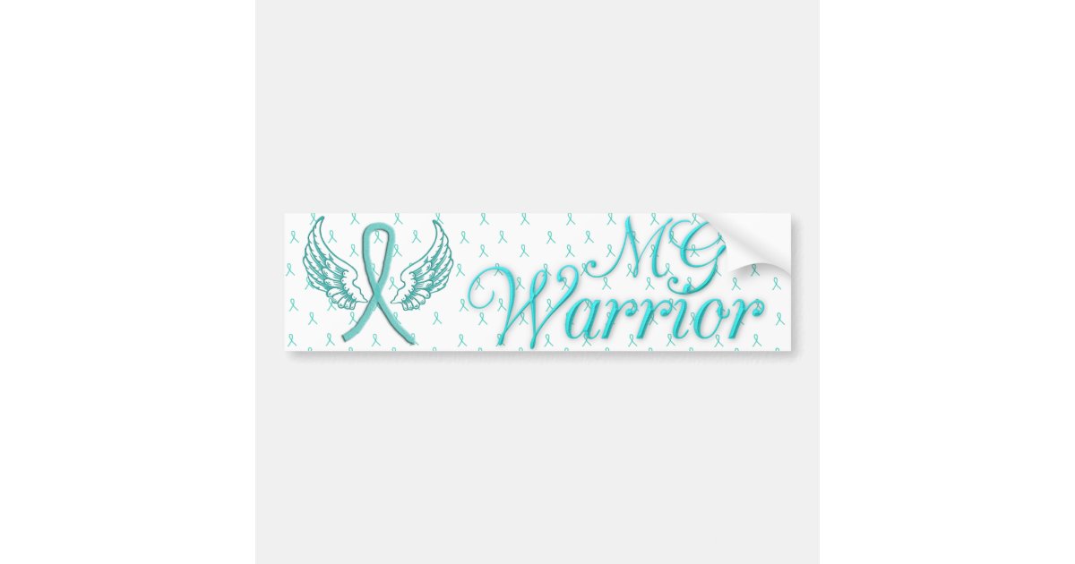 MG Warrior Awareness Bumper Sticker | Zazzle