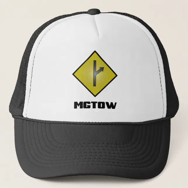 MGTOW Symbol Trucker Hat | Zazzle