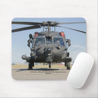MH-60M Black Hawk Special Operations helicopter Mouse Pad | Zazzle