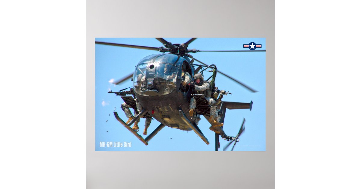 MH-6M LITTLE BIRD POSTER | Zazzle