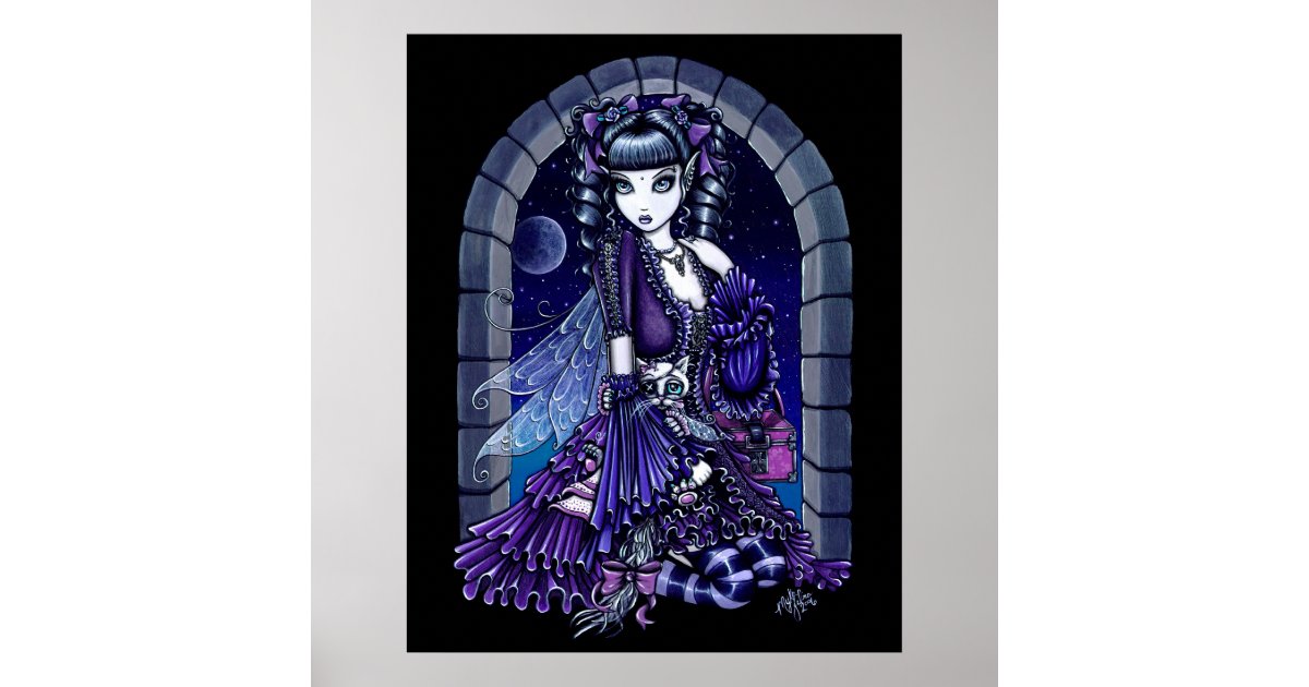 "Mia" Moon Faery Poster | Zazzle