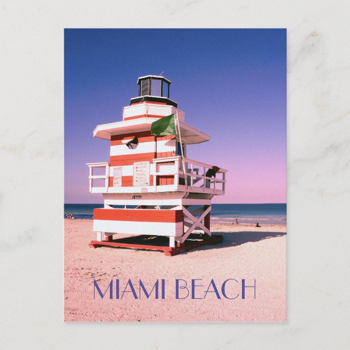 Miami Beach #01 Postcard | Zazzle.com