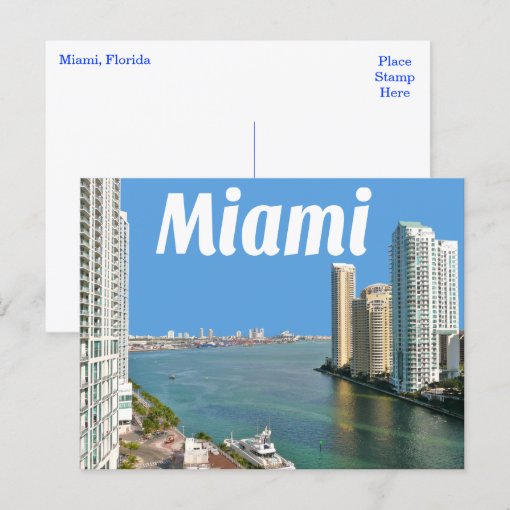 Miami Beach, Florida, United States Postcard | Zazzle
