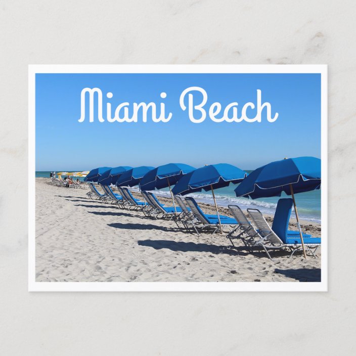 Miami Beach Florida - USA Postcard | Zazzle.com