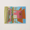 Miami Beach lifeguard tower Jigsaw Puzzle | Zazzle