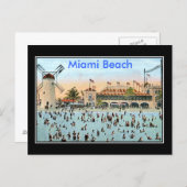 Miami Beach Vintage Postcard | Zazzle