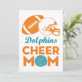 Miami Dolphins Classic Thank You Card | Zazzle