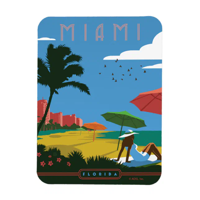 Miami, FL Magnet | Zazzle