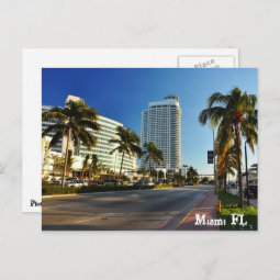 Miami FL Postcard | Zazzle