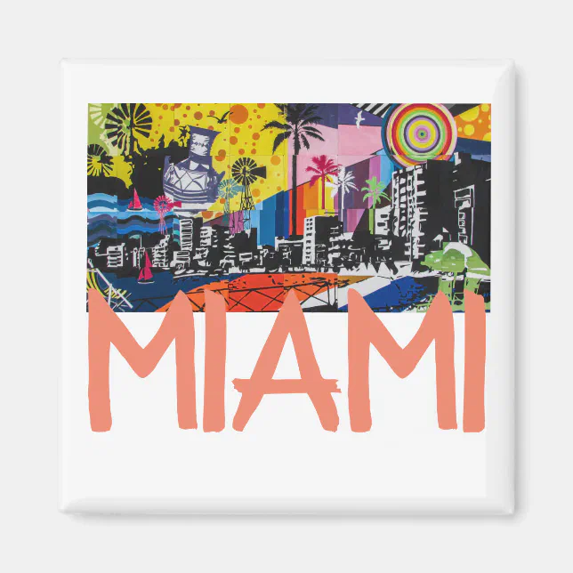 Miami Florida Magnet | Zazzle