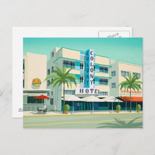 Miami Postcard | Zazzle