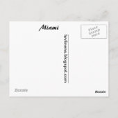 Miami Postcard | Zazzle