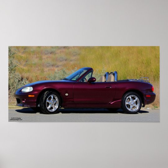 MIATA 2000 SPECIAL EDITION POSTER | Zazzle.com
