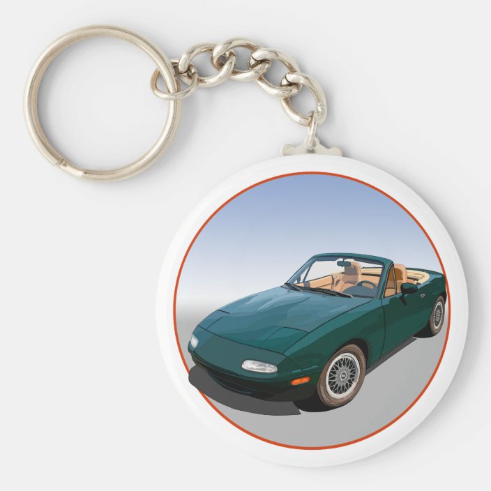 Miata Keychain | Zazzle.com
